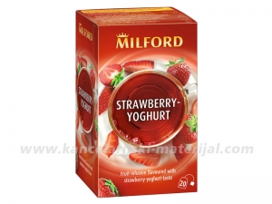MILFORD čaj jagoda+jogurt 20 filter kesica