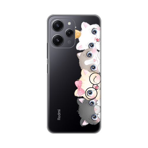 Silikonska futrola - maska print Skin za Xiaomi Redmi 12 Cats