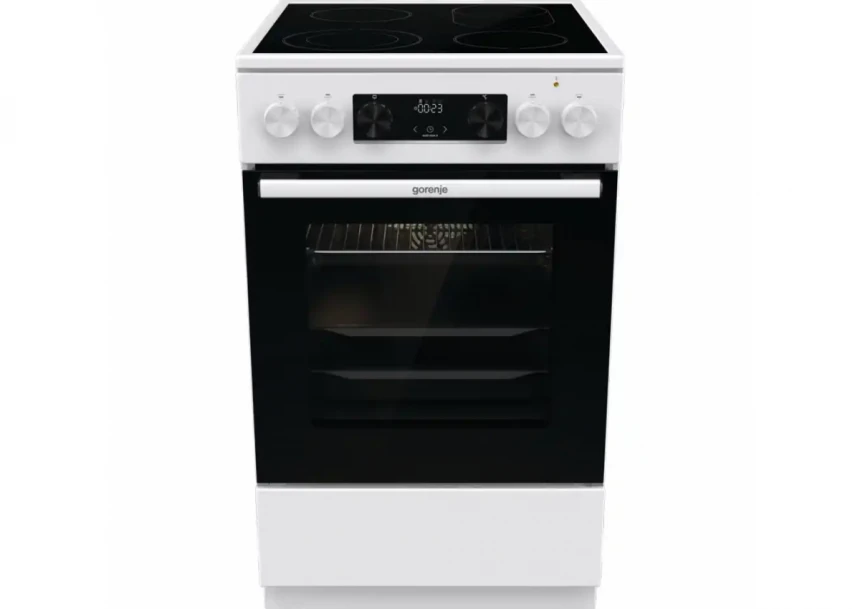 Električni šporet Gorenje GECS 5C70 WA širina 50cm/keramička ploča