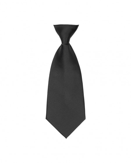 Kratka kravata na lastiš crna 3KRG8BK172
