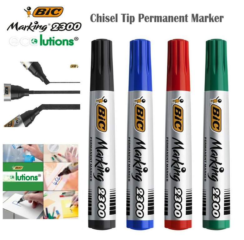 BIC MARKER 2300 KOSI VRH CRVENI