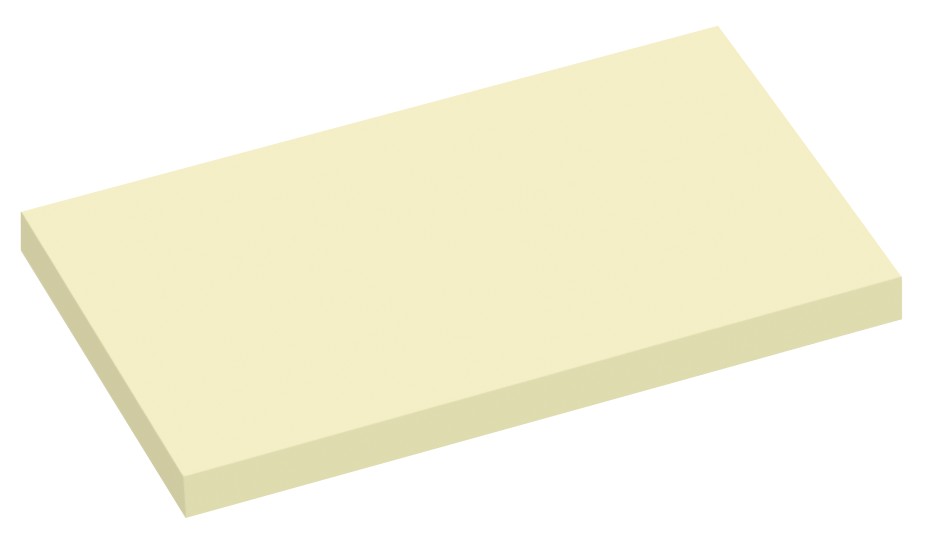 X-TRA Notes 125×75, 80% lepljive površine 100 listova žuta