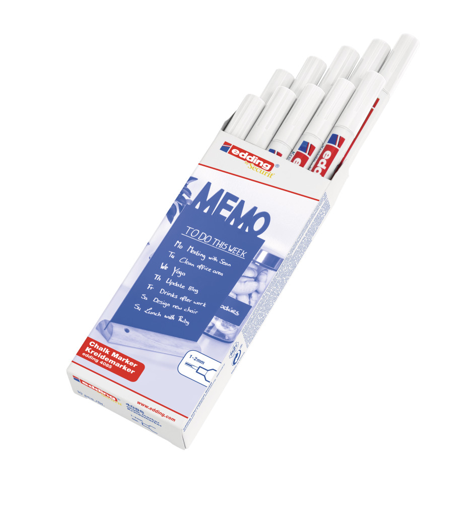 Marker za staklo CHALK MARKER E-4085 1-2mm standard bela