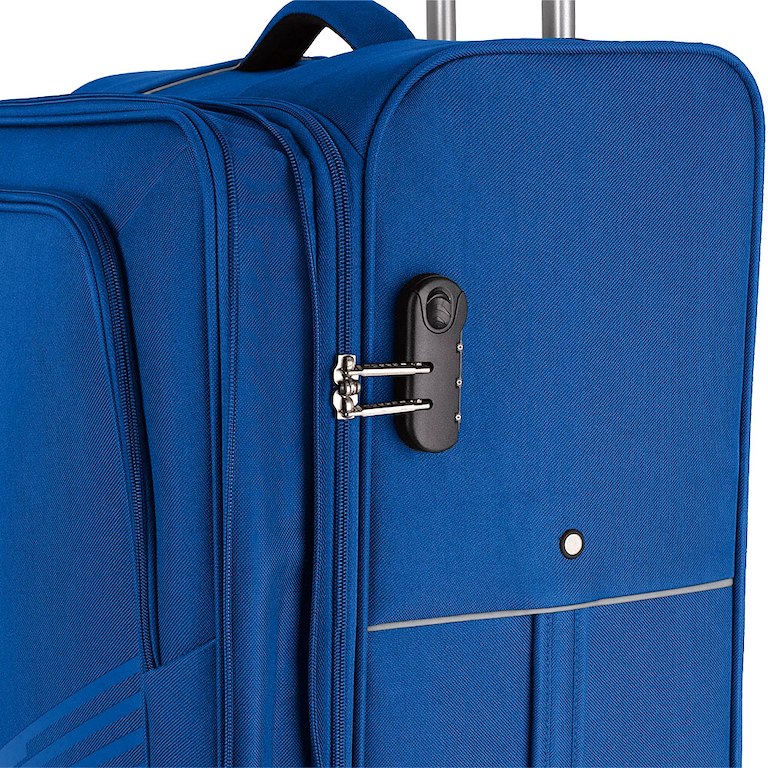 Kofer veliki 47x77x32 cm polyester 112,7l-3,7 kg Lisboa plava