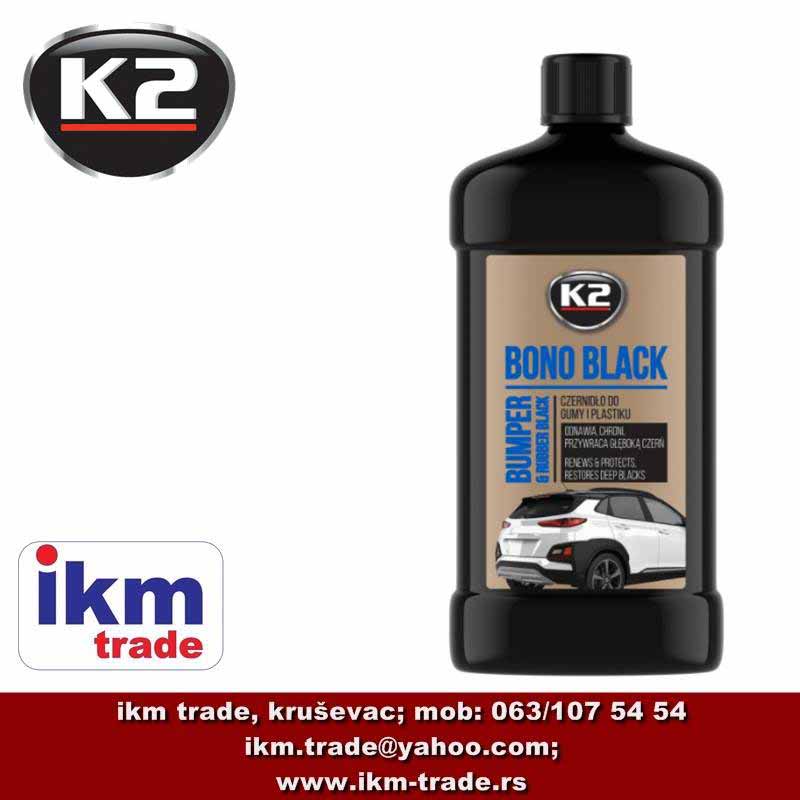 K2 BONO BLACK – Sredstvo za reparaciju crnih plastičnih branika i guma 500 gr