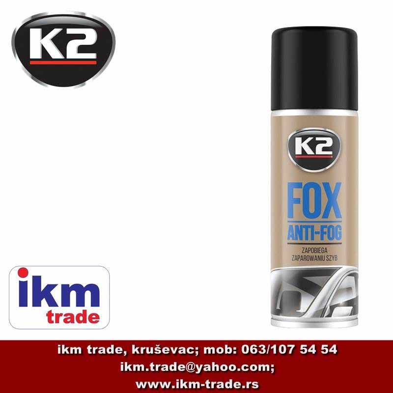 K2 FOX -ANTI FOG – antimaglin sprej 150ml