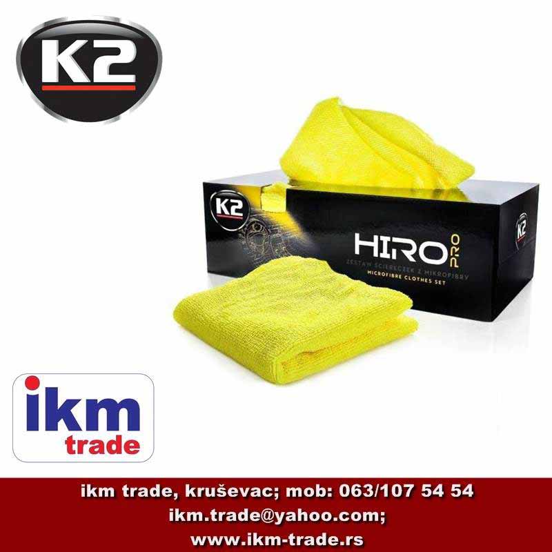 K2 HIRO PRO mikrofiber krpa 30X30cm – set 30 kom