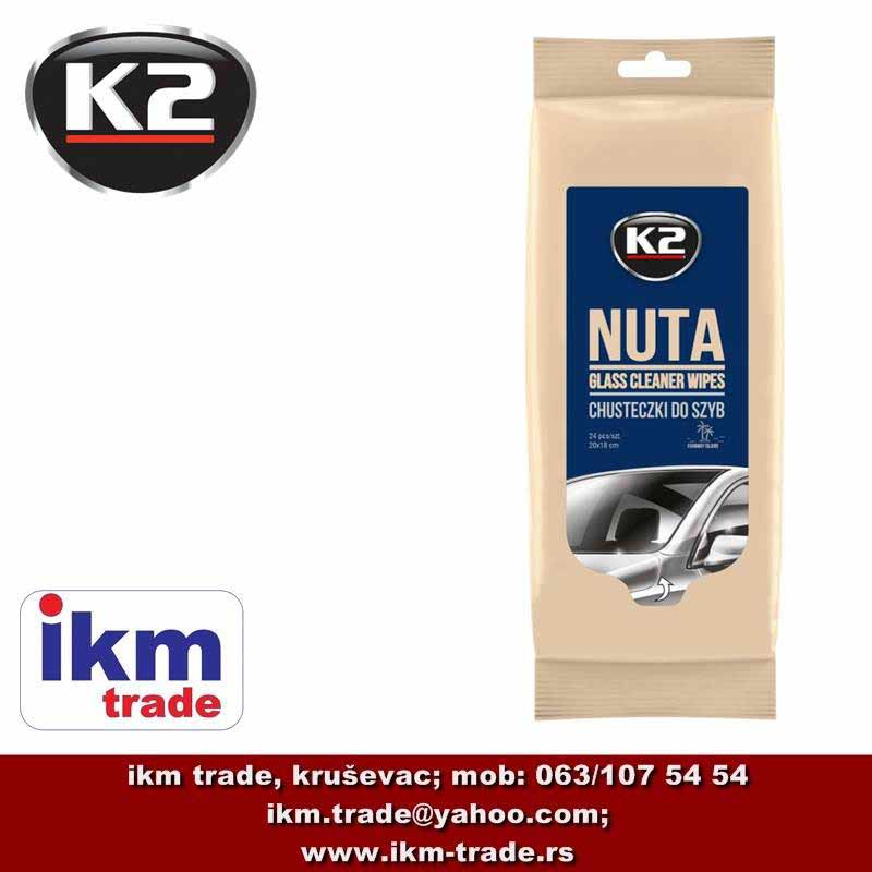 K2 NUTA GLASS CLEANER WIPES – Maramice za čišćenje stakla