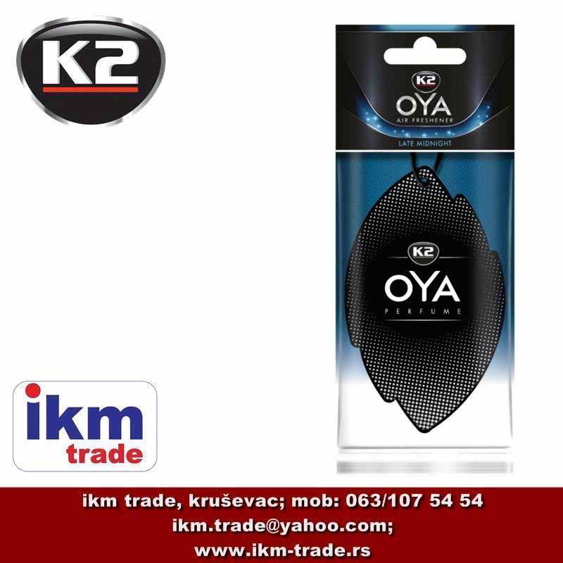 K2 OYA car freshener LATE MIDNIGHT – osveživač za automobile