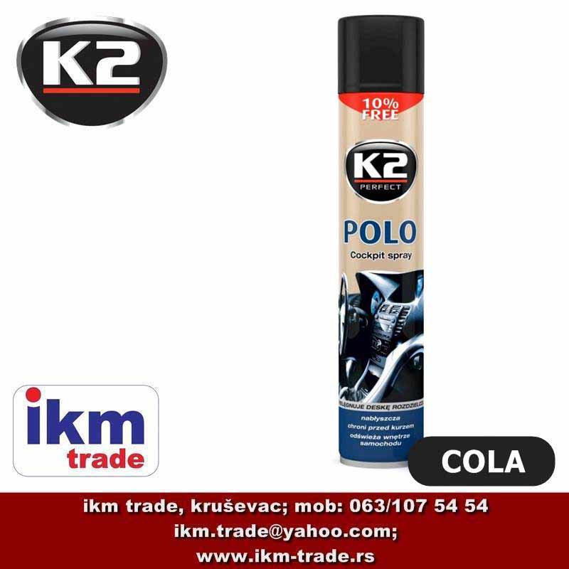 K2 POLO COCKPIT – Sprej za instrument tablu COLA 750ml