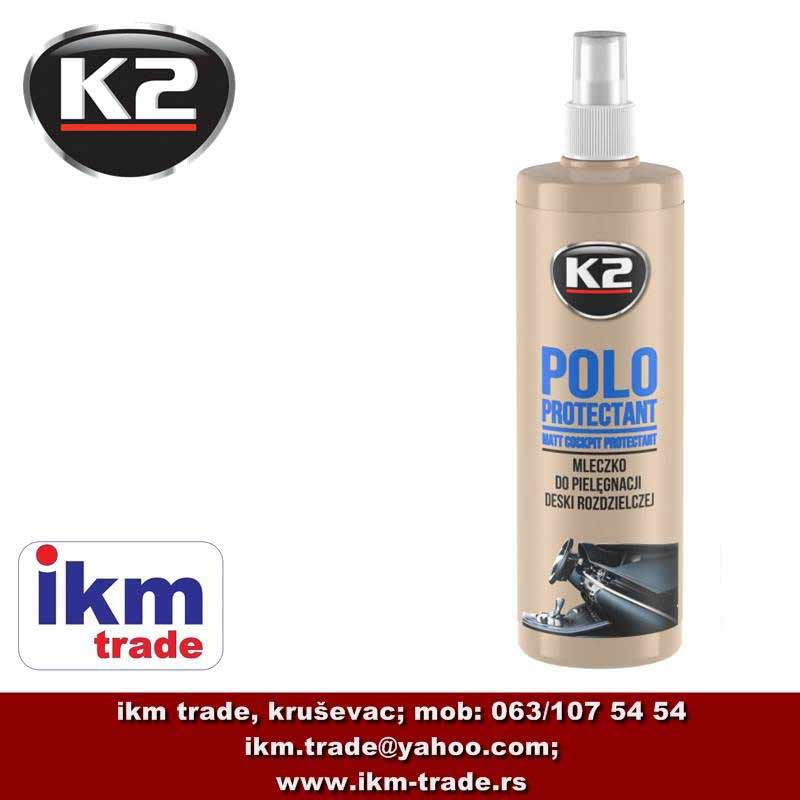 K2 POLO PROTECTANT – mleko za instrument tablu sa fajtalicom 350ml