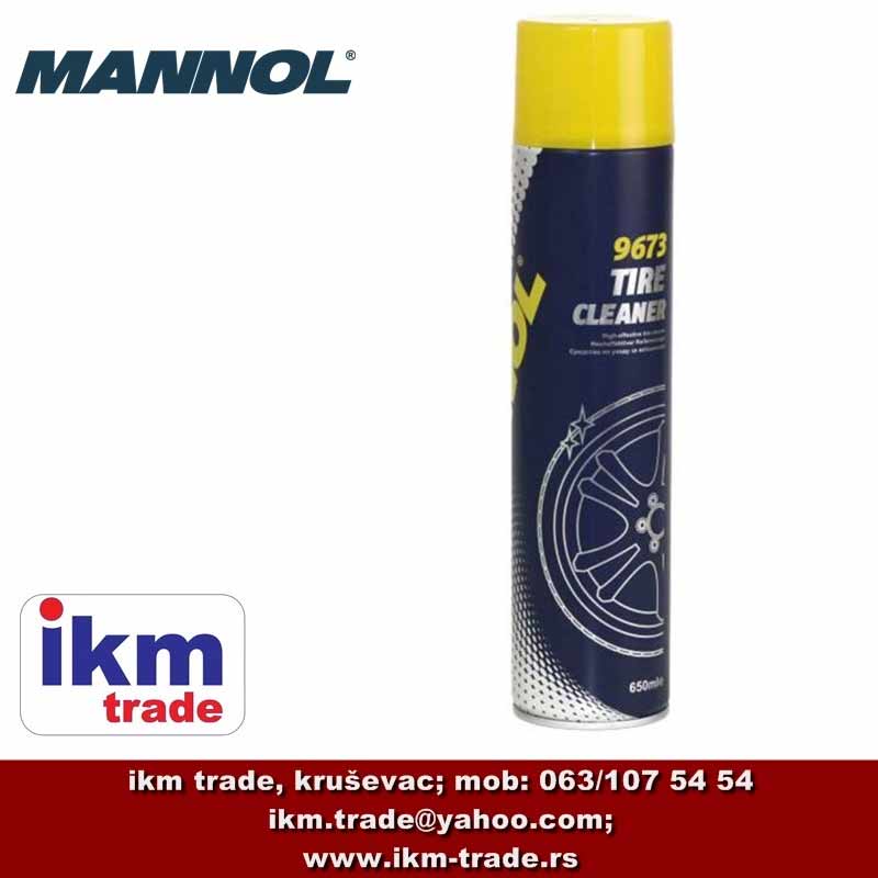Mannol Tire Cleaner – Sprej za čišćenje guma 650ml