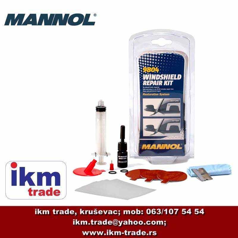 MANNOL WINDSHEILD REPAIR KIT – set za reparaciju vetrobranskog stakla 9804