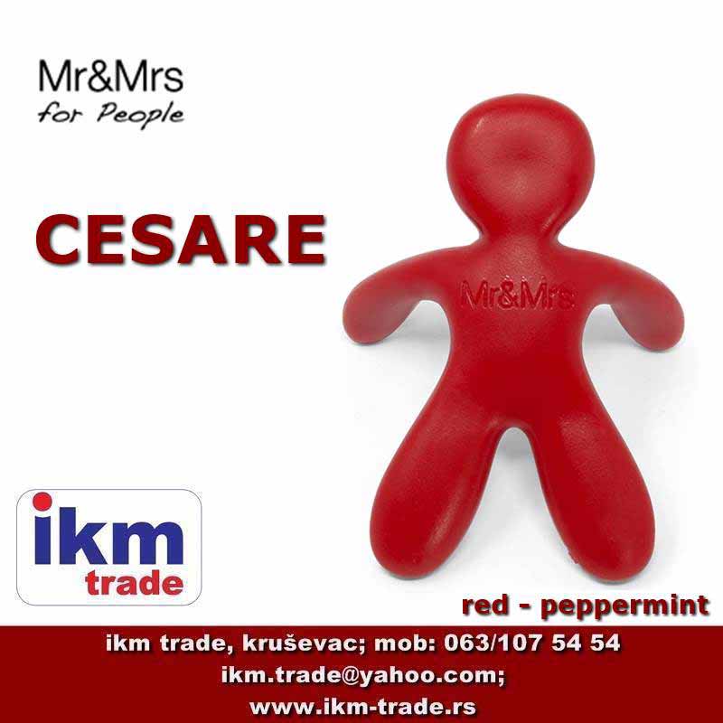Mr&Mrs for people CESARE RED – PEPPERMINT