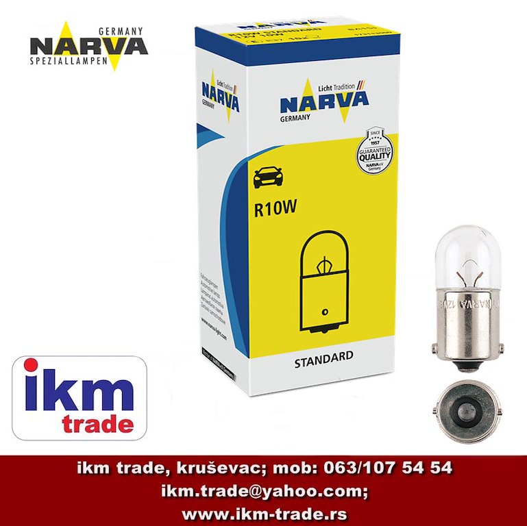 Narva sijalica R10W Standard 12V