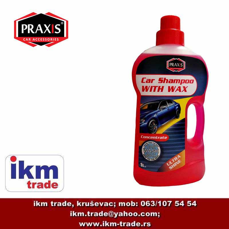 PRAXIS Auto šampon sa voskom 1L