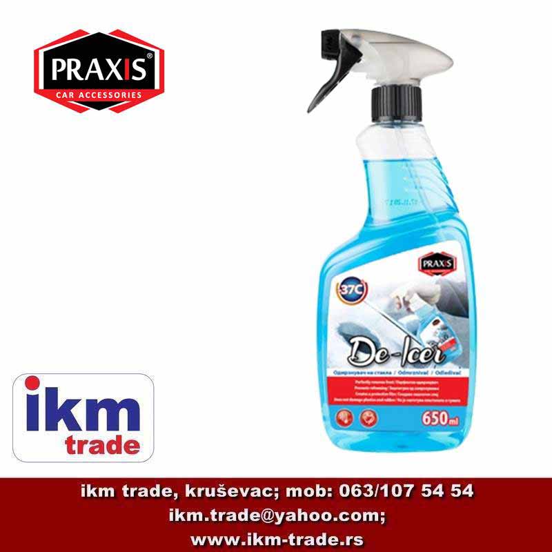 PRAXIS DE-ICER – odleđivač stakla 650ml