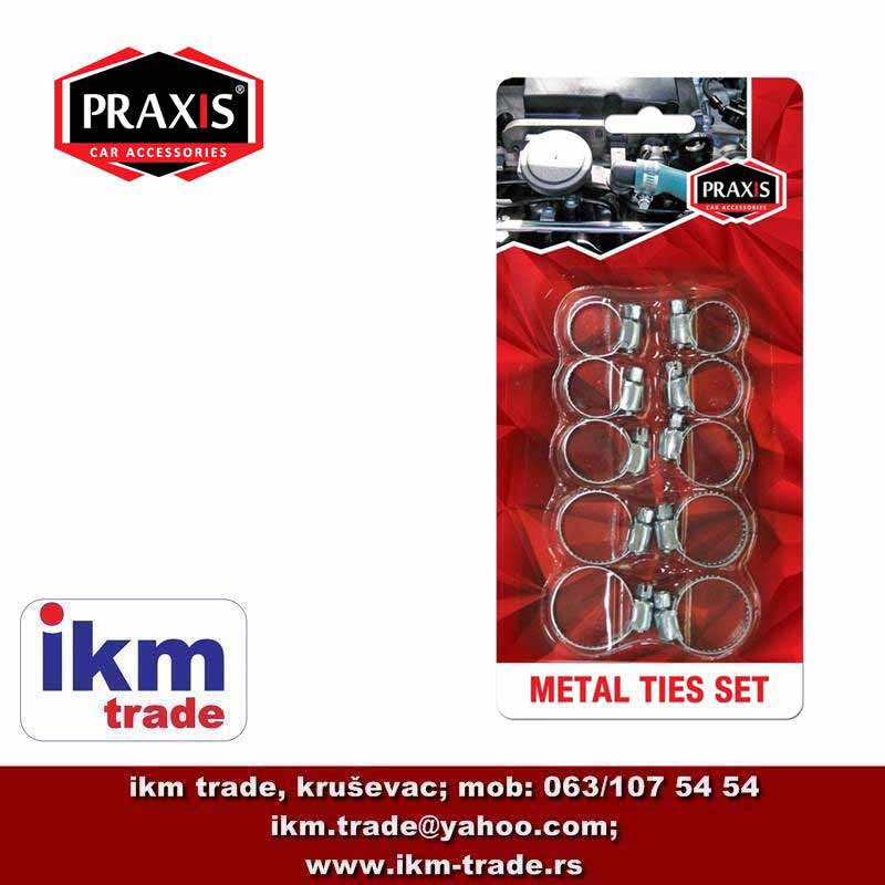 PRAXIS Metalne šelne – set 10 kom