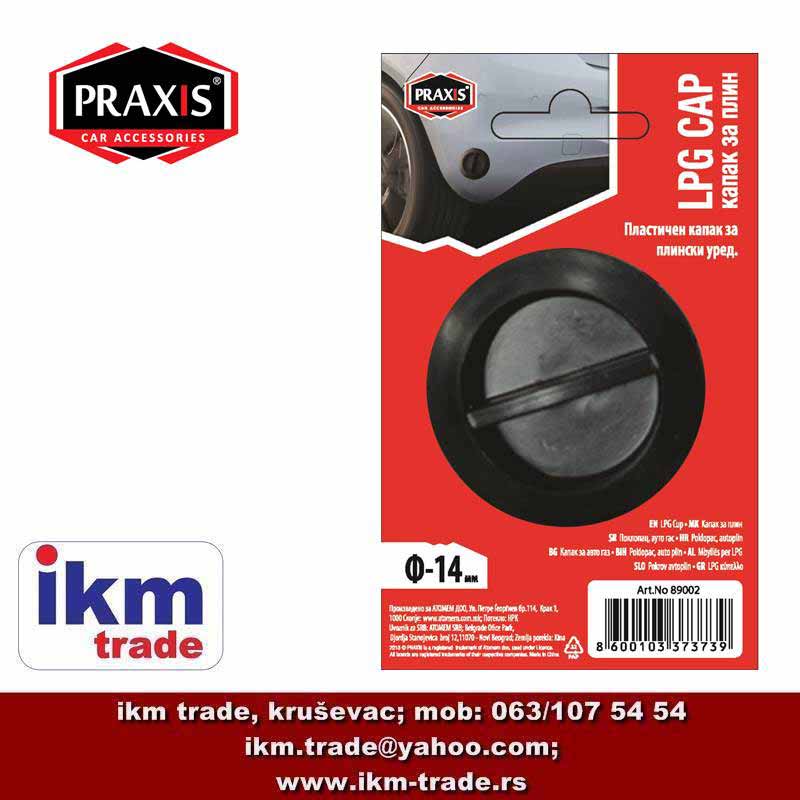 PRAXIS POKLOPAC ZA PLIN fi 14mm