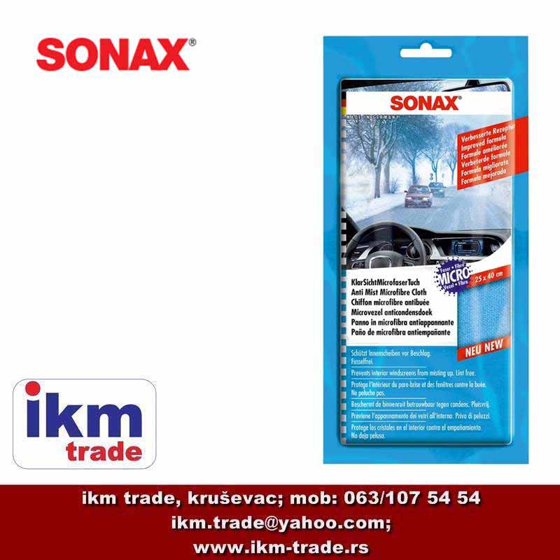 SONAX Anti Mist Microfibre cloth – MIKROFIBER KRPA PROTIV ZAMAGLJIVANJA STAKLA