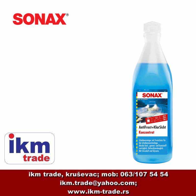 SONAX Tečnost za pranje vetrobranskog stakla, miris limuna – ZIMSKA – koncentrat 250ml