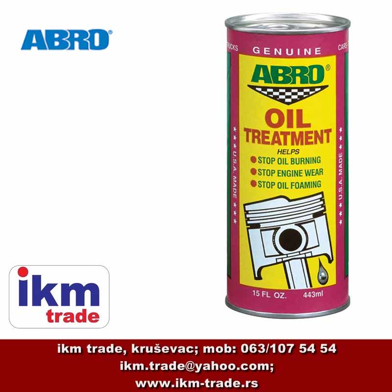 ABRO Aditiv za ulje – OIL TREATMENT – AB 500 – 443ml