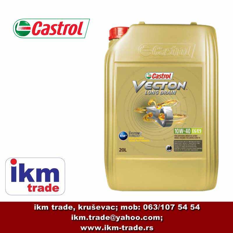 CASTROL VECTION LONG DRAIN E6/E9 10W40 20L