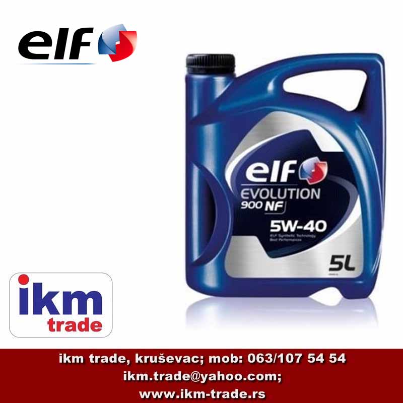 ELF EVOLUTION 900 NF 5W 40 5l