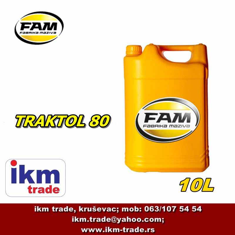 FAM TRAKTOL 80 10L