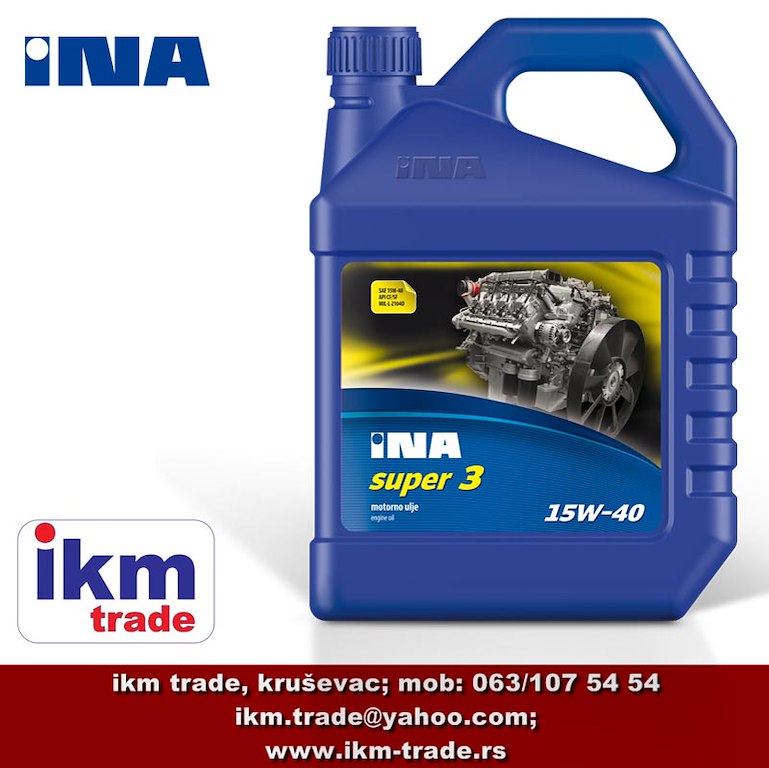 INA SUPER 3 15W40 – 4l