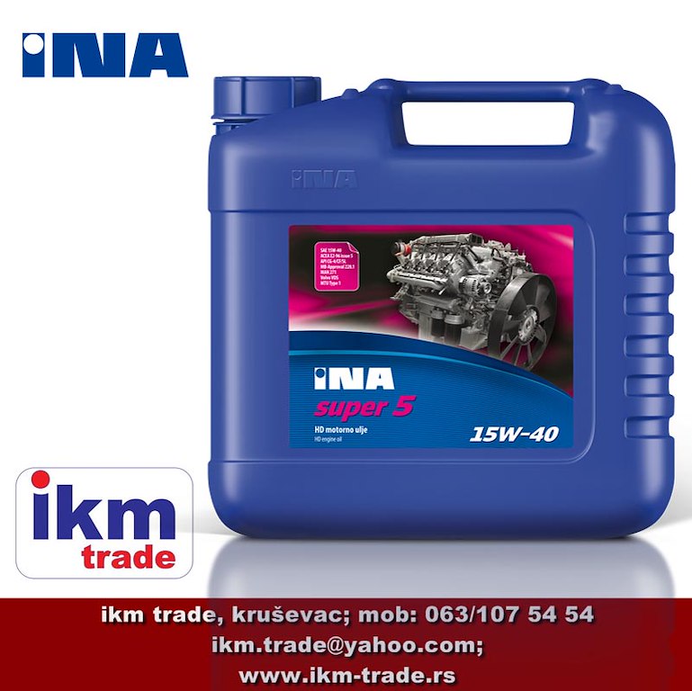 INA SUPER 5 15W40 -10L