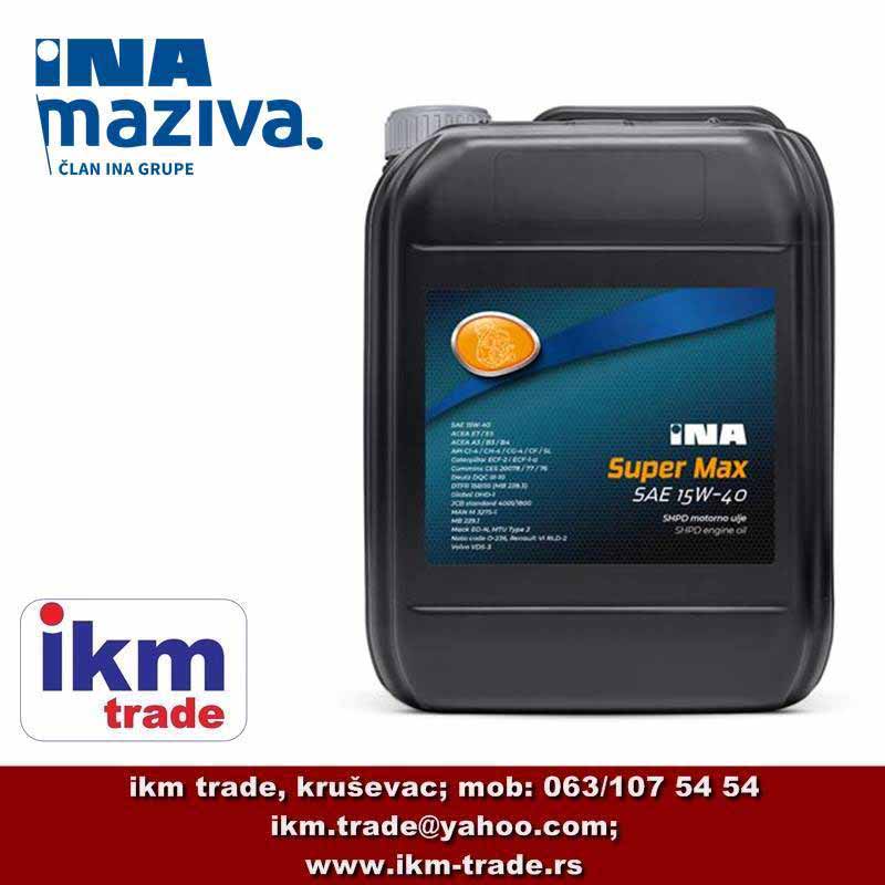 INA SUPER MAX 15W40 – 10l