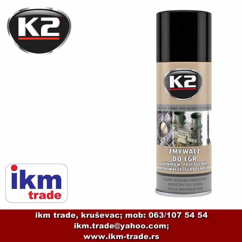 K2 CARBURATOR & INTAKE VALVE CLEANER – sprej za čišćenje karburatora 400ml