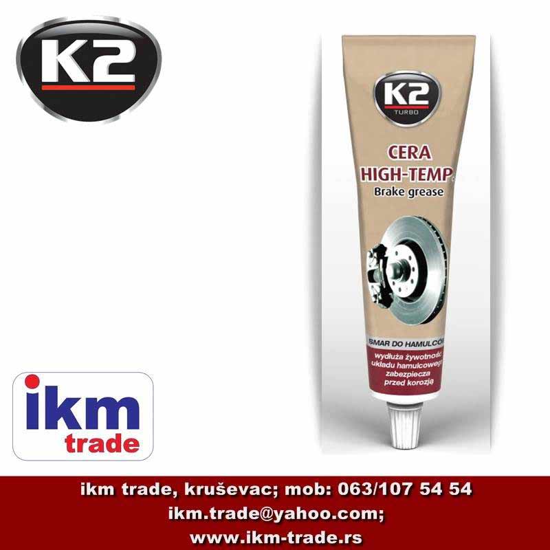 K2 CERA HIGH TEMP BRAKE GREASE – visokotemperaturna mast za kočnice 100ml