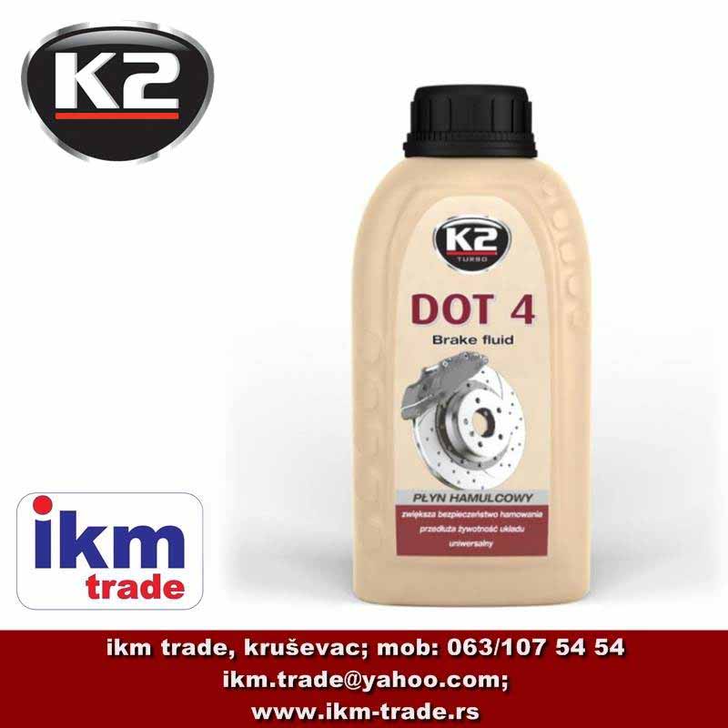 K2 DOT 4 – kočiona tečnost 0,25l