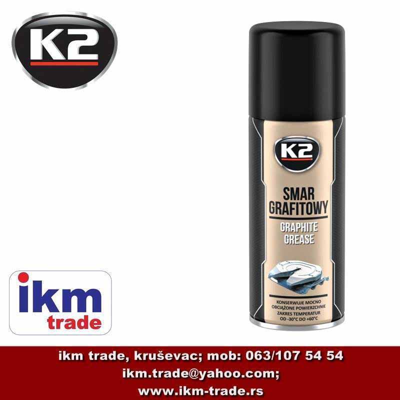 K2 GRAPHITE GREASE – grafitna mast u spreju W130 400ml