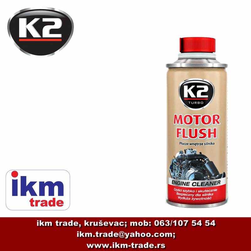 K2 MOTOR FLUSH – aditiv za ispiranje motora 250ml