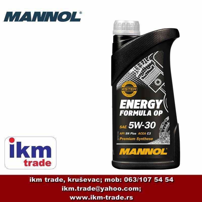 MANNOL ENERGY FORMULA OP 7701 5W30 1L