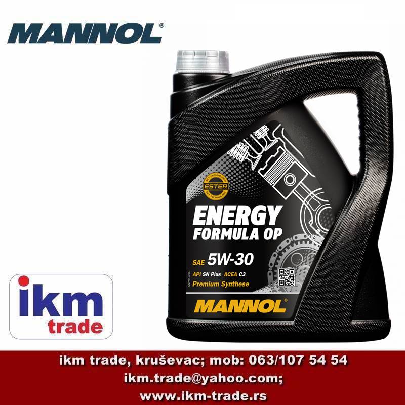 MANNOL ENERGY FORMULA OP 7701 5W30 4L