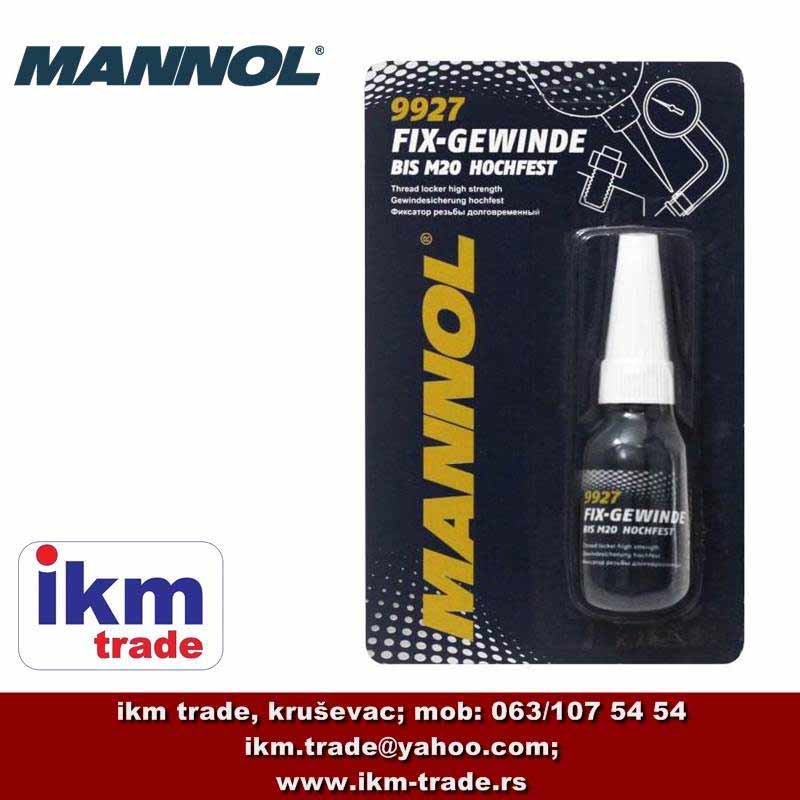 MANNOL FIX GEWINDE 9927 – Učvršćivač navoja – trajni 10ml