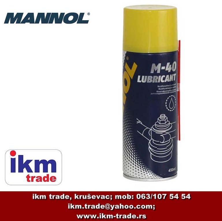 Mannol M 40 Lubricant – Sprej odvijač 450ml