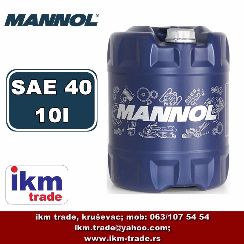 MANNOL MO SAE 40 10l