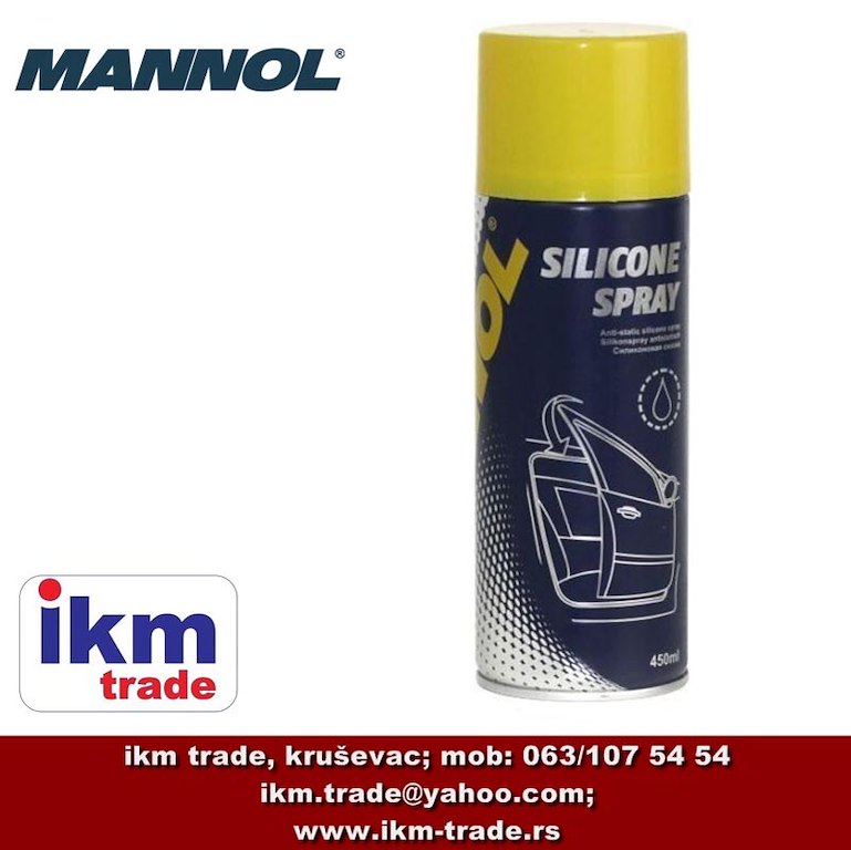Mannol Silicon Spray – Silikonski sprej 450ml