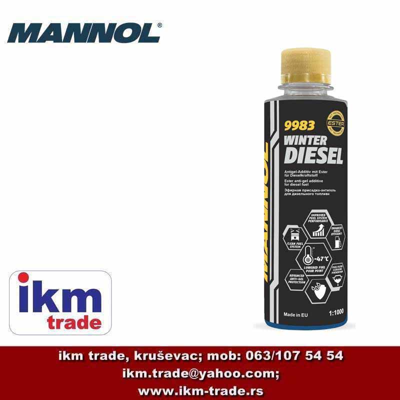 MANNOL Zimski aditiv za dizel gorivo Winter Diesel Anti Gel 250ml