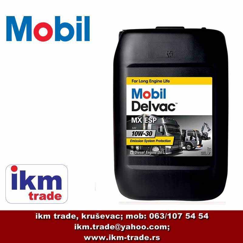 MOBIL DELVAC MX ESP 10W- 30 – ulje za dizel motore teretnih vozila i radnih mašina 20l