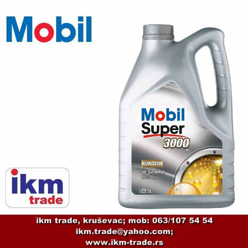 MOBIL SUPER 3000 X1 HC Synthese 5W 40 5l