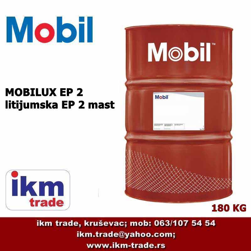 MOBILUX EP 2 GREASE – litijumska EP 2 mast 180kg