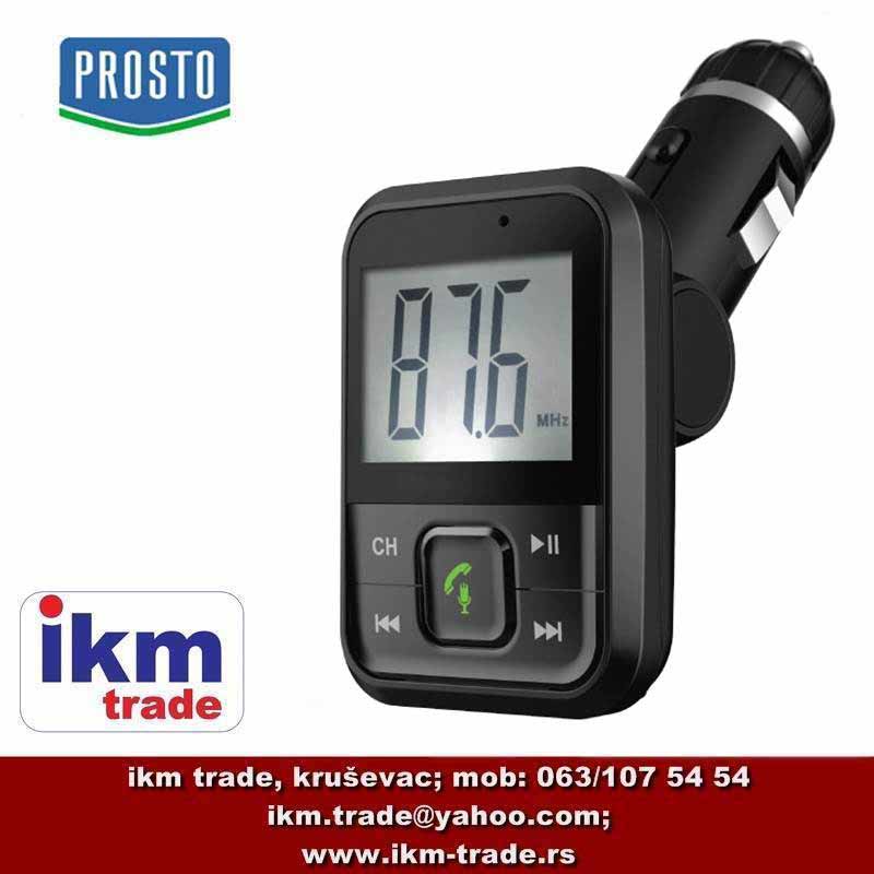 PROSTO Bluetooth FM transmiter i USB autopunjač BT71D