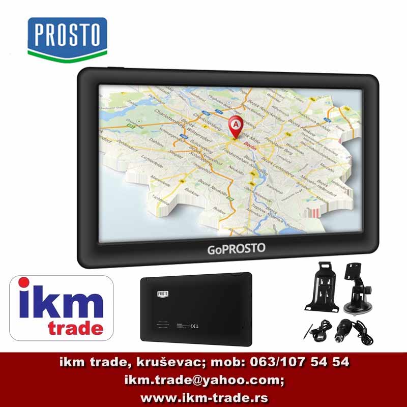 PROSTO GPS Navigacija 7″