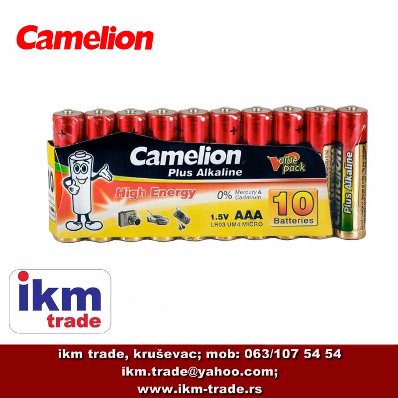 Camelion alkalne baterije 1,5V AAA